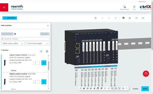 Bosch Rexroth: Intuitive visual configuration of automation solutions | encoway